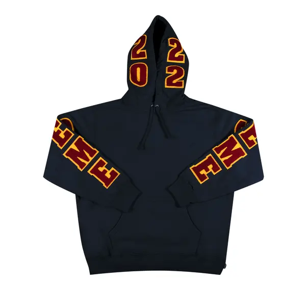 Supreme Team Chenille Hooded Sweatshirt - Blue