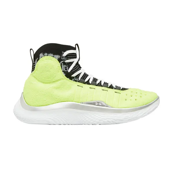 CURRY BRAND Diet Starts Monday X Curry 4 Flotro Tennis Ball Sneakers - Green