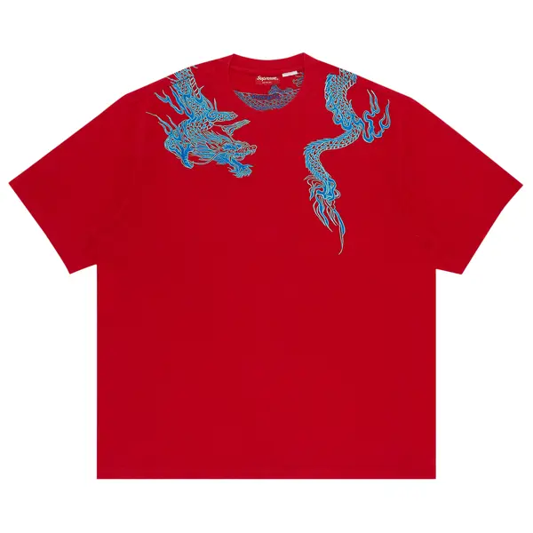 Supreme Dragon Wrap Short-sleeve Top