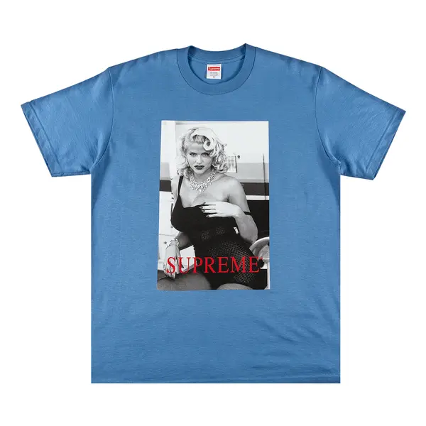Supreme Anna Nicole Smith Tee 'dusty Light Royal - Blue
