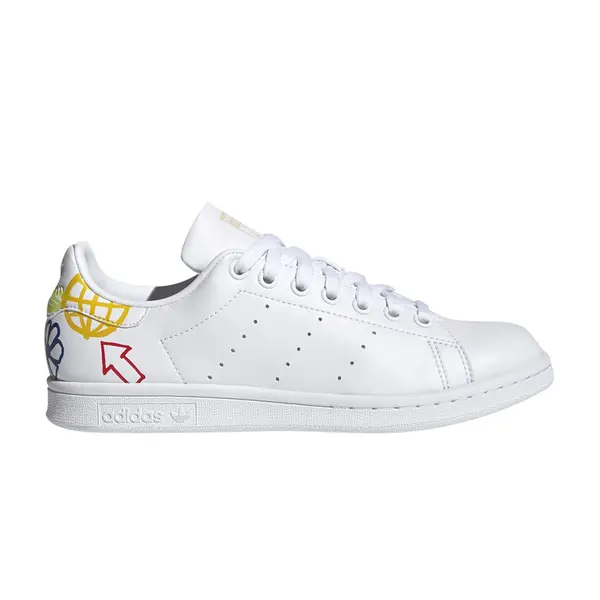 Adidas Stan Smith 'doodle' Sneakers - White
