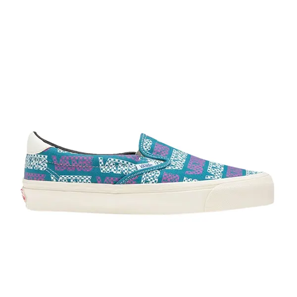 VANS Og Slip-on 59 Lx Logo Checkerboard - Blue