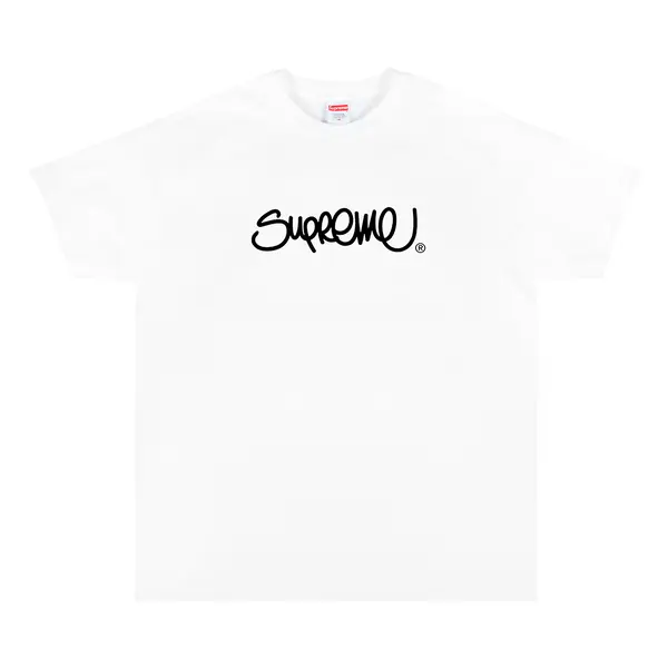 Supreme Handstyle Tee - White