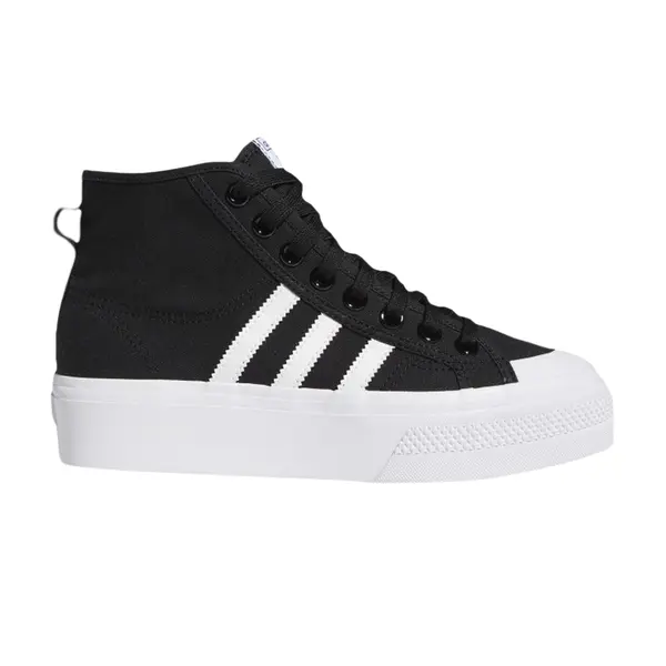 Adidas Nizza Platform Mid Sneakers - Black