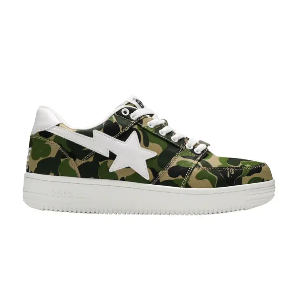 A BATHING APE Bapesta Low 'abc Camo' Sneakers - Green