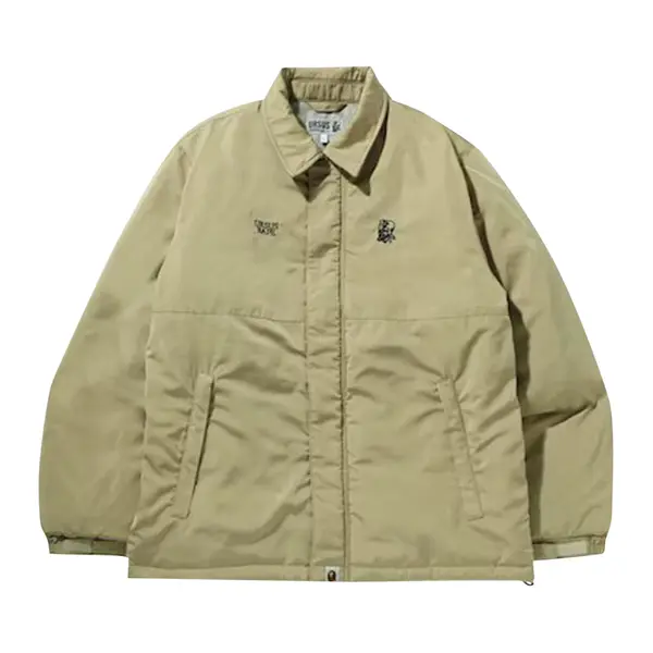 A BATHING APE Ursus Puffer Blouson Jacket - Cream