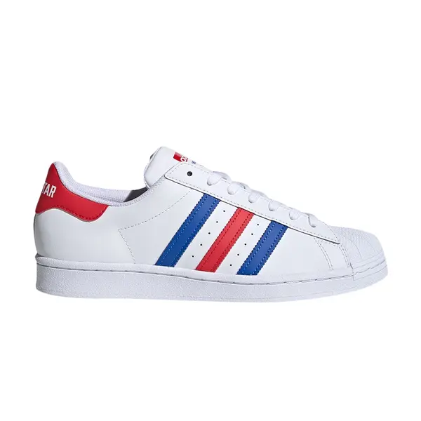 Adidas Americana Vs. Superstar Sneakers - White