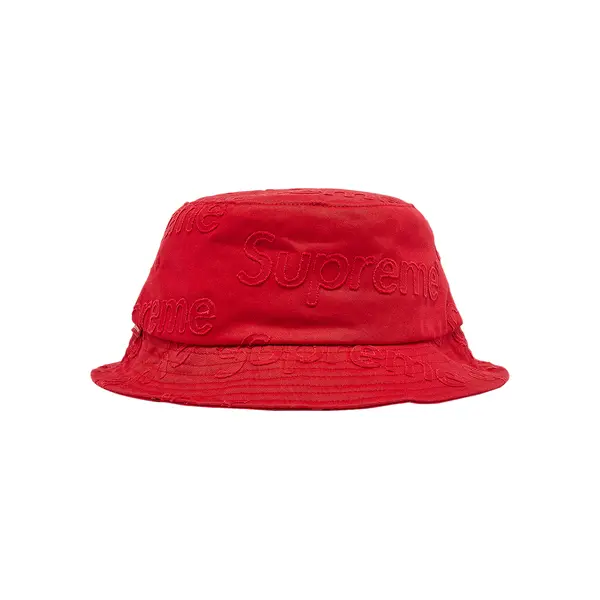 Supreme Lasered Twill Crusher - Red