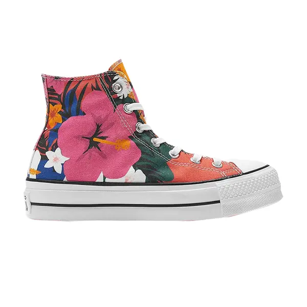 CONVERSE Chuck Taylor All Star Lift High Paradise Print - Pink