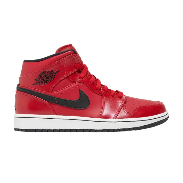 JORDAN 1 Retro Mid High-top Sneakers - Red