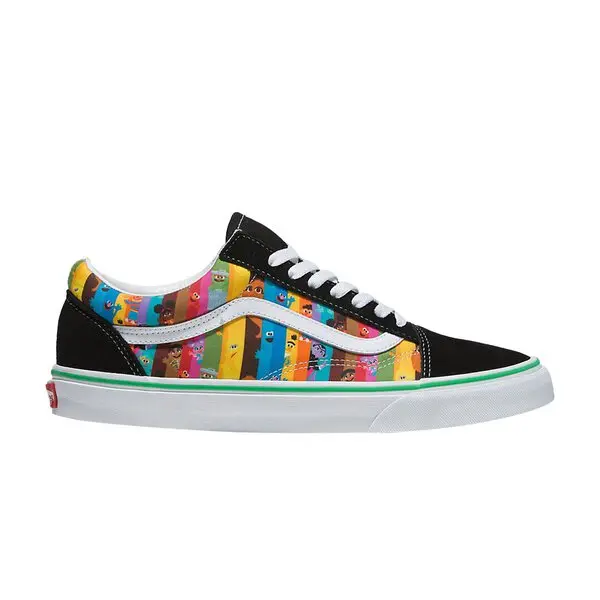 VANS Sesame Street X Old Skool Rainbow Stripe Sneakers - Multicolor