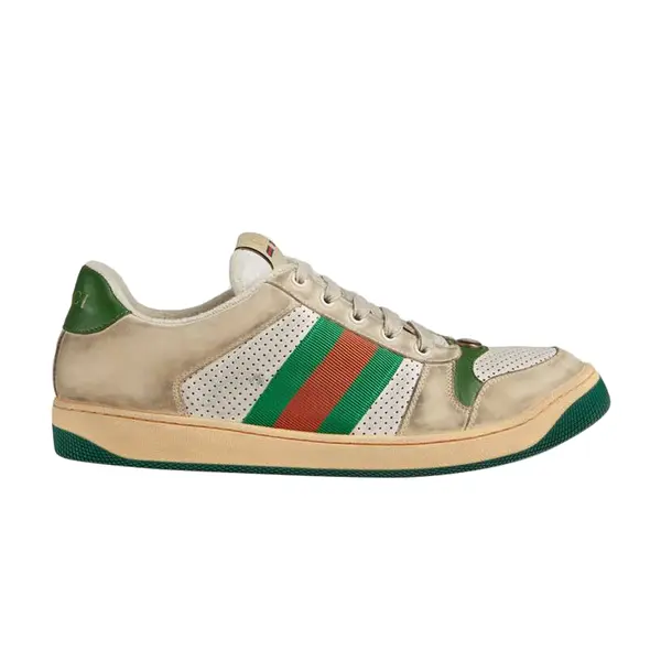 Gucci Screener Distressed Sneakers
