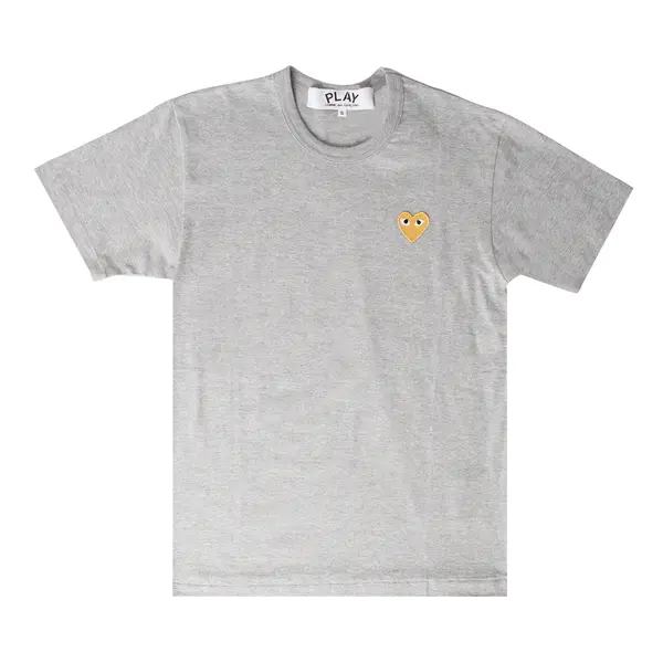 Play Comme Des Garcon Heart Logo T-shirt - Grey