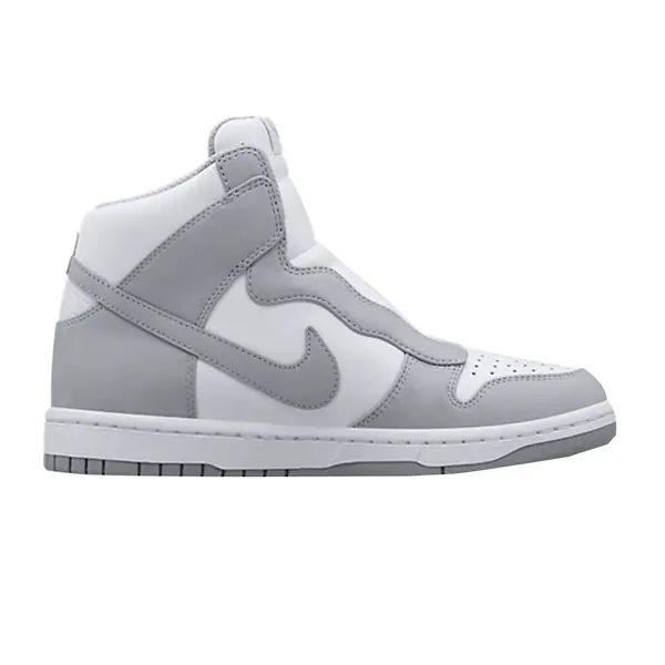 Nike Nikelab X Sacai Dunk Lux High Top Sneakers - White