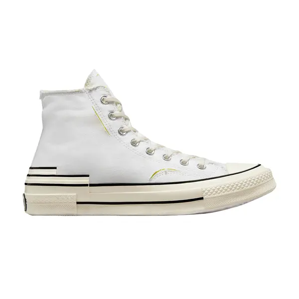 CONVERSE Chuck 70 High Hacked Heel Edge Glow - White