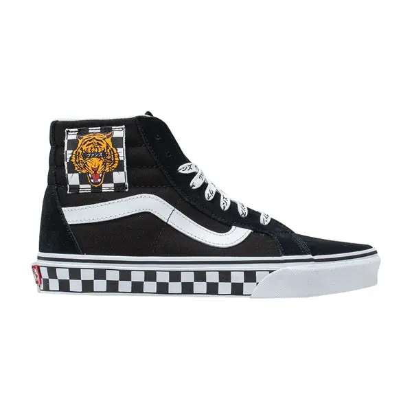 VANS Sk8-hi Reissue Tiger Check Sneakers - Black