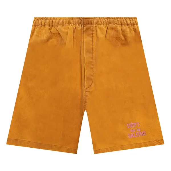 GALLERY DEPT. Vintage Cord French Logo Zuma Short - Gold