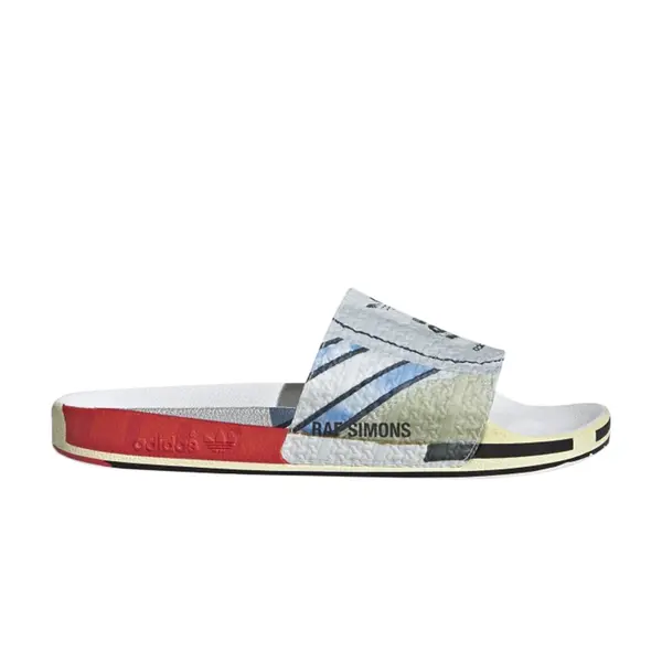 Adidas Raf Simons X Micro Adilette Slides - Silver