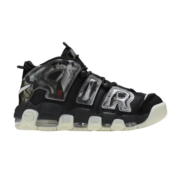Nike More Uptempo 'utagawa Kuniyoshi' Sneakers - Black