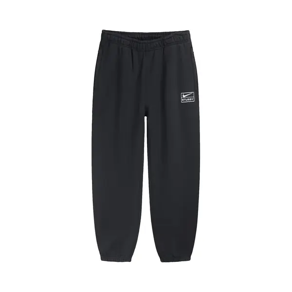 Nike X Stussy Ra Stone Washed Fleece Pant /white - Black