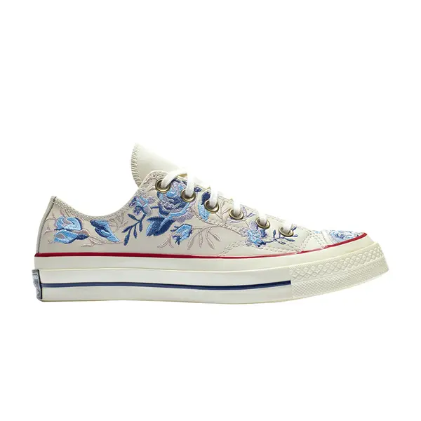 CONVERSE Chuck 70 Low 'parkway Floral Embroidery - Cream