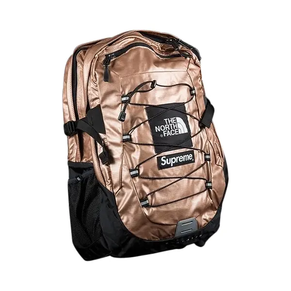 Supreme X The North Face Metallic Borealis Backpack - Pink