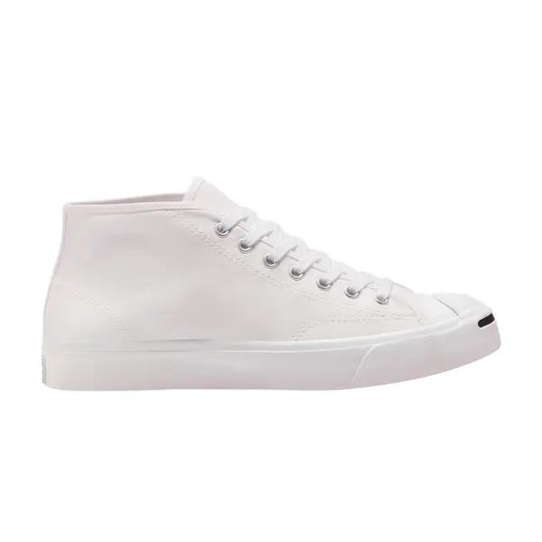 CONVERSE Jack Purcell Mid Twill Sneakers - White