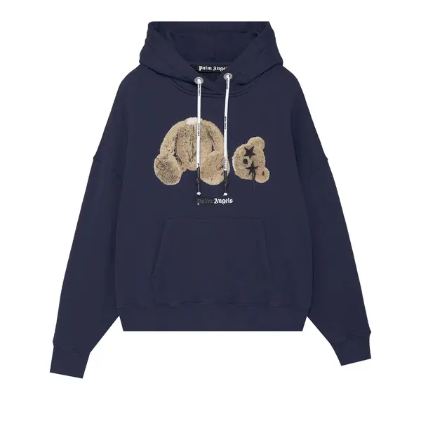 Palm Angels Spray Bear Hoodie