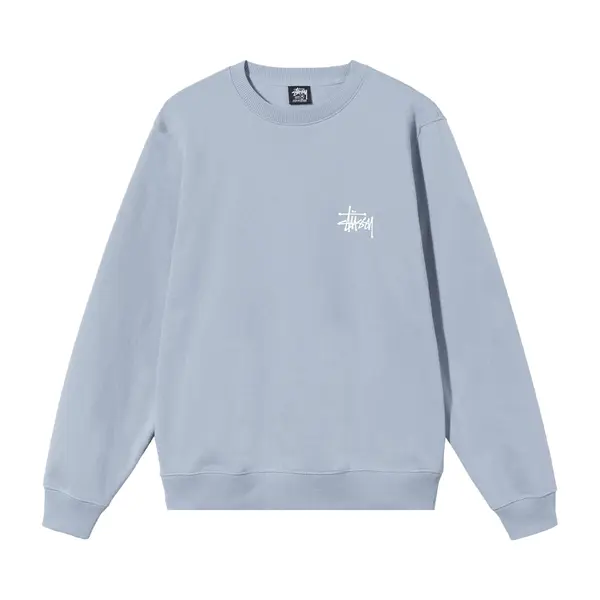 StÜssy Basic Crewneck - Blue