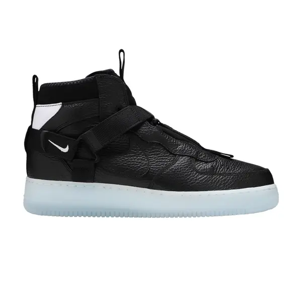 Nike Air Force Mid Utility Sneakers Black Editorialist
