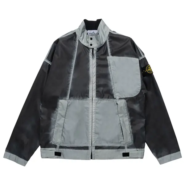 Stone Island Hand Sprayed Mussola Biker Jacket