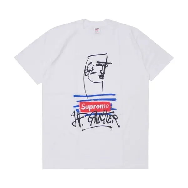 Supreme X Jean Paul Gaultier Tee - White
