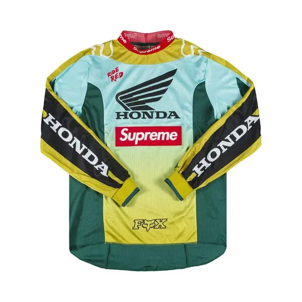 Supreme X Honda Fox Racing Moto Jersey - Green