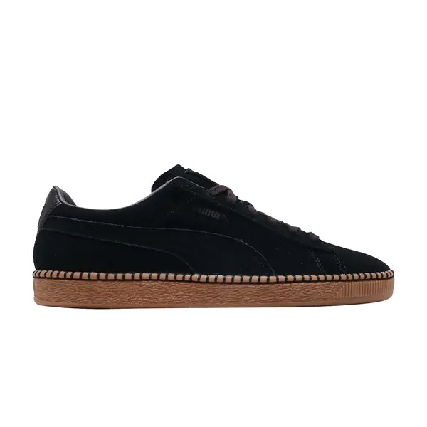 PUMA Suede Classic Blanket Stitch Sneakers - Black