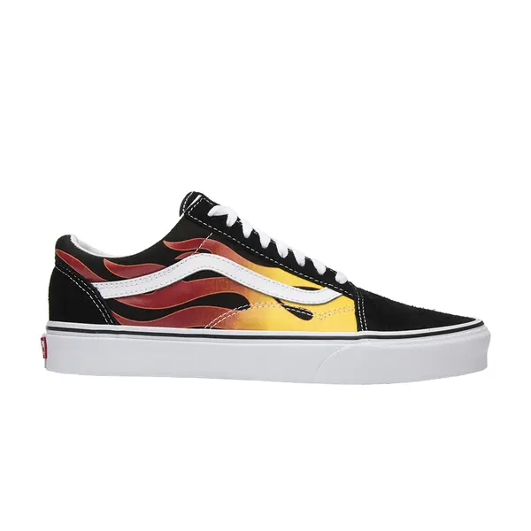 VANS Old Skool 'flames' Sneaker - Black