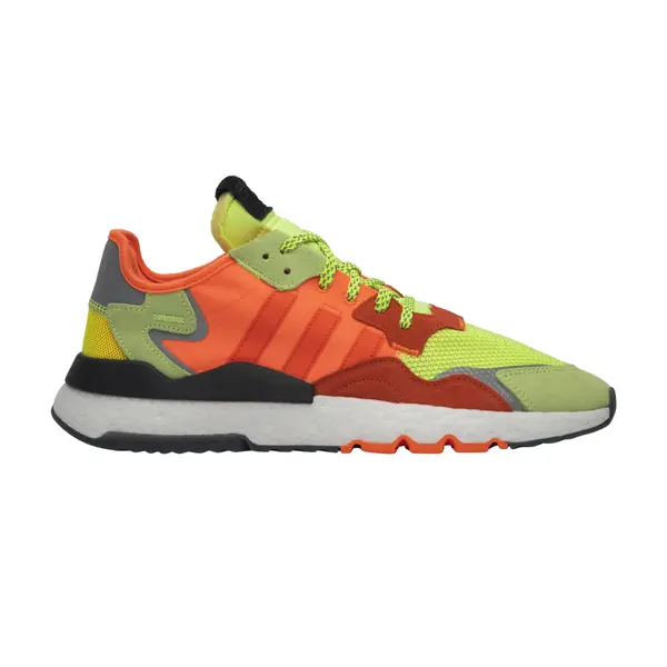 Adidas Size? X Nite Jogger 'road Safety' Sneakers - Red