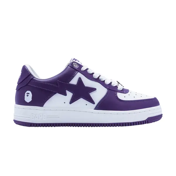 A BATHING APE Wmns Bapesta #4 L - Purple