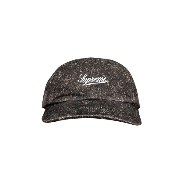 Supreme Liberty Floral 6-panel Cap - Black