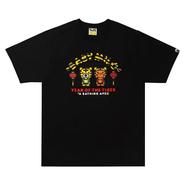 A BATHING APE Year Of The Tiger Baby Milo Tee - Black