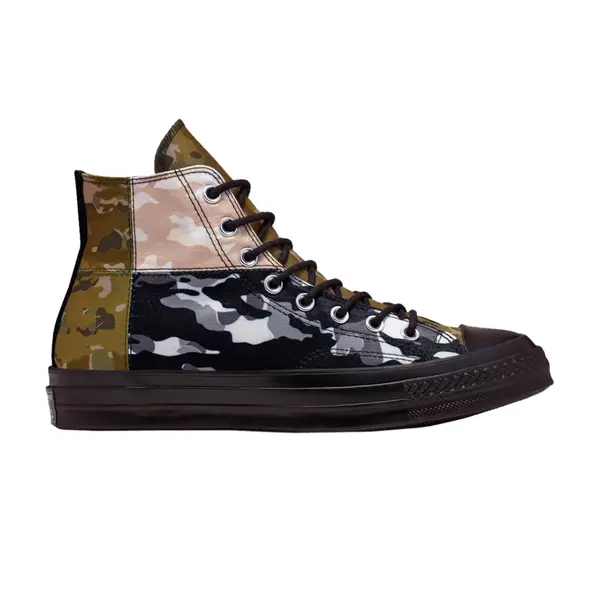 CONVERSE Chuck 70 High Patchwork Sneakers - Black