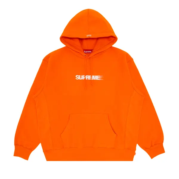 Supreme Motion Logo Hooded Sweatshirt - Orange