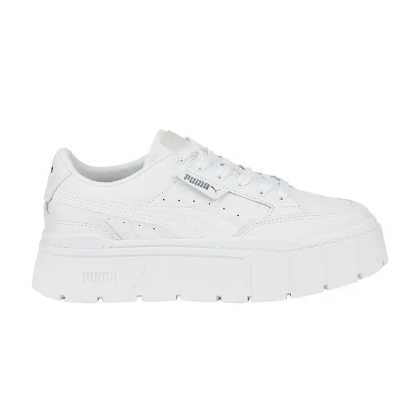 PUMA Mayze Stack Leather Sneakers - White