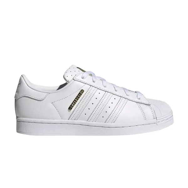 Adidas Superstar Badge Of Gold Sneakers - White