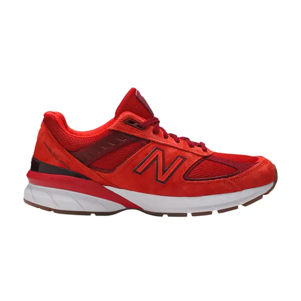 NEW BALANCE 990v5 Made In Usa Sneakers - Red