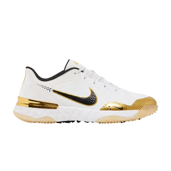 Nike Alpha Huarache Elite 3 Turf Sneakers - White
