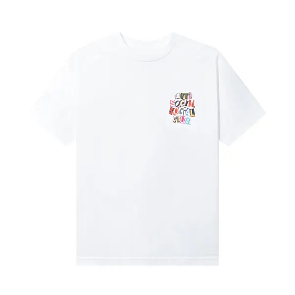 ANTI SOCIAL SOCIAL CLUB Torn Pages Graphic T-shirt - White