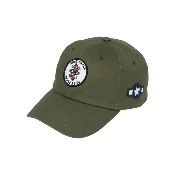 A BATHING APE Busy Shark Panel Cap - Green