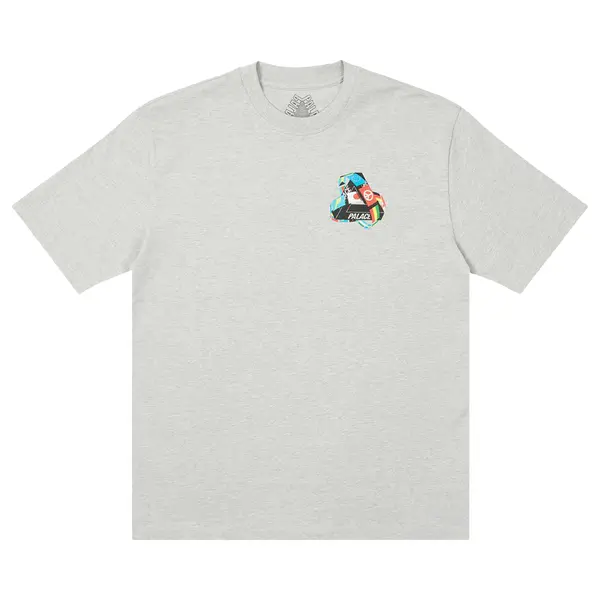 PALACE Tri-flag T-shirt Marl - Grey