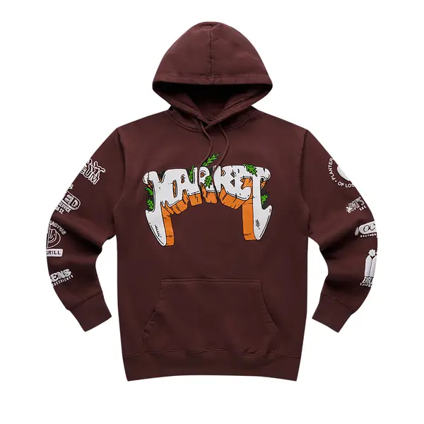 MARKET Growclub Hoodie - Brown