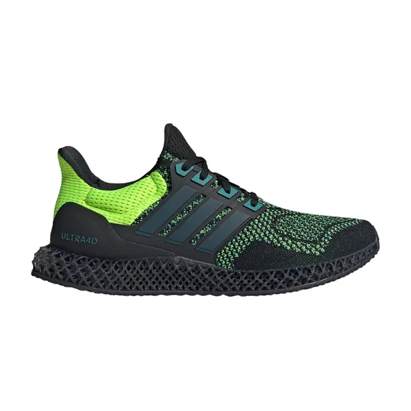 Adidas Ultra 4d Lucid Lemon Sneakers - Black